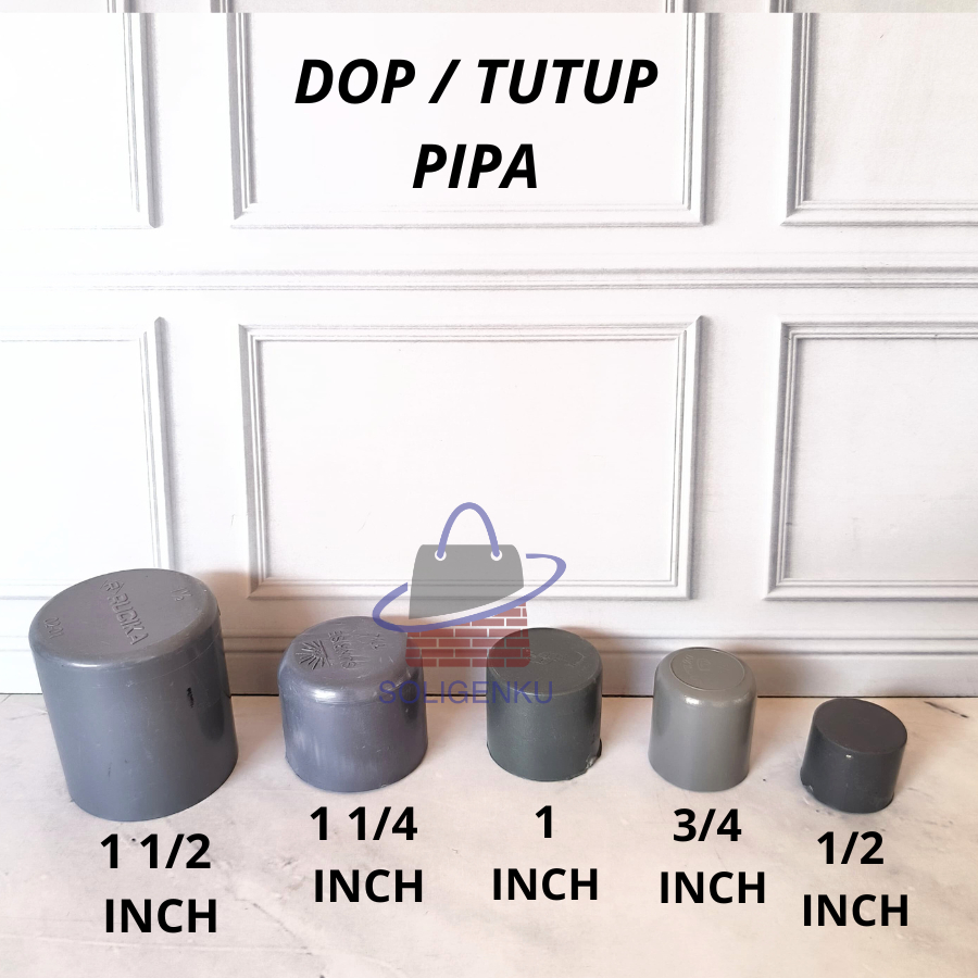 Jual Dop Polos RUCIKA / Cap PVC 3/4" inch Tutup Pipa Dop Polos RUCIKA 3 ...