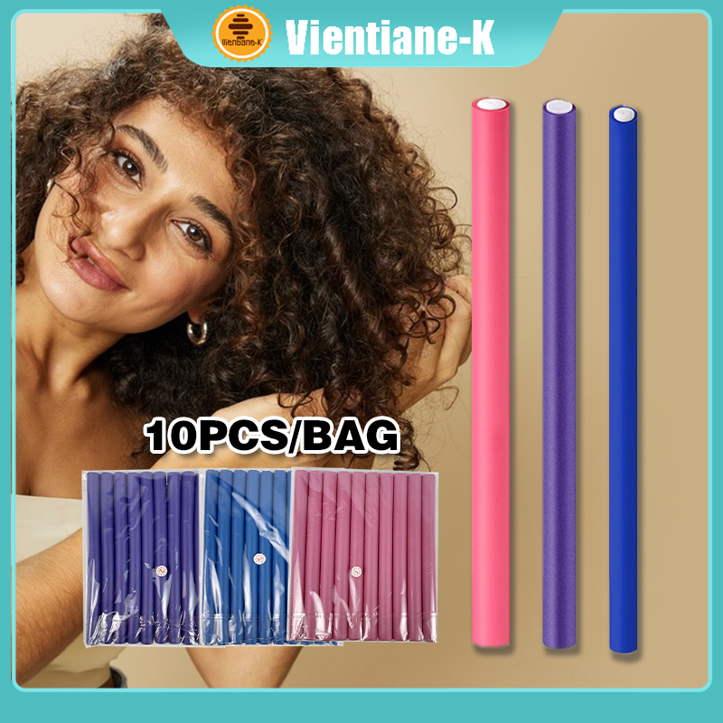 Jual 10pcs Roll Sosis Rambut Roll Keriting Rambut Roll Sosis Curly ...