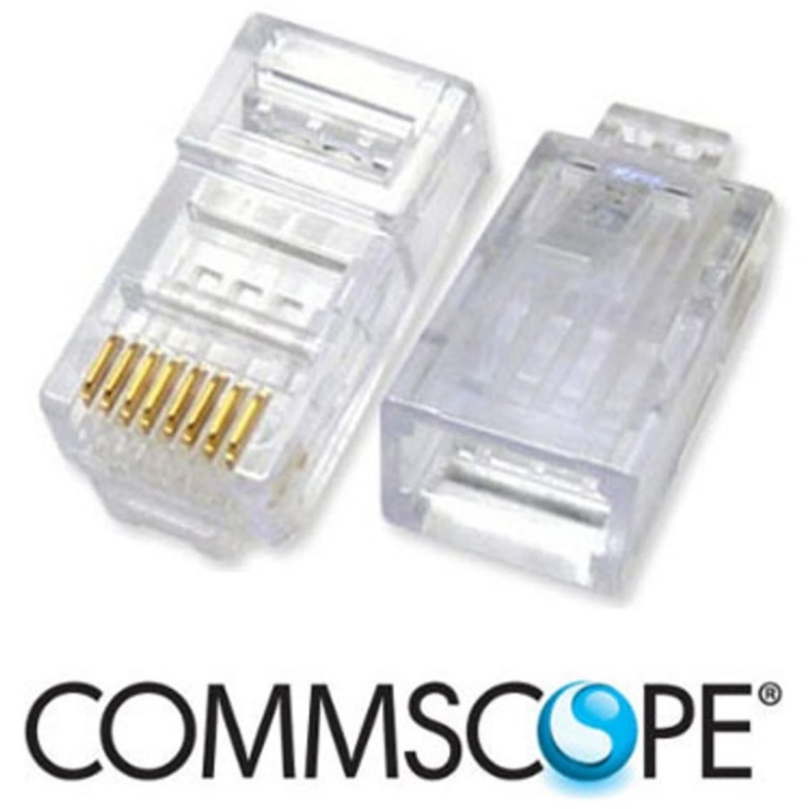 Jual jack connector rj45 original konektor rj 45 commscope lan ...
