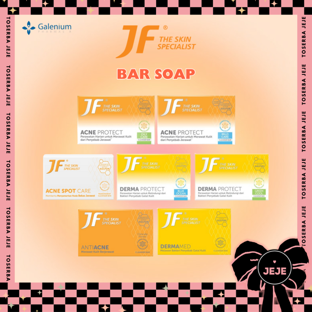 Jual JF Sulfur Cleanser Bar Soap | Sabun Batang Anti Bakteri Dermamed ...