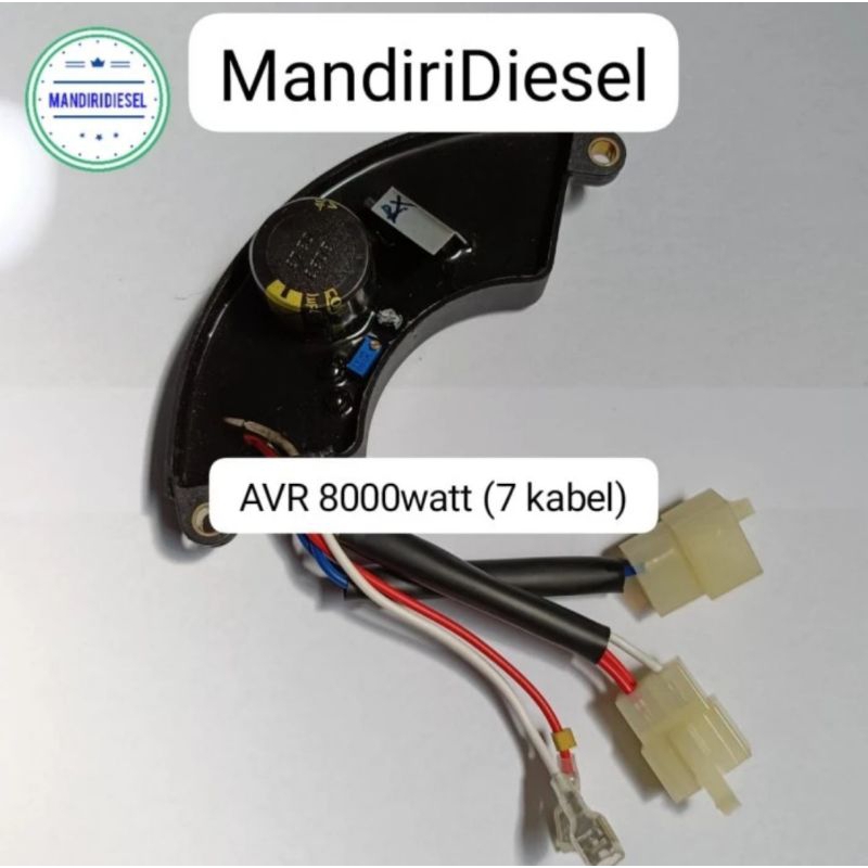 Jual AVR 8000 Watt 7 Kabel untuk genset 8000 Watt 7 kabel (450V / 470UF ...