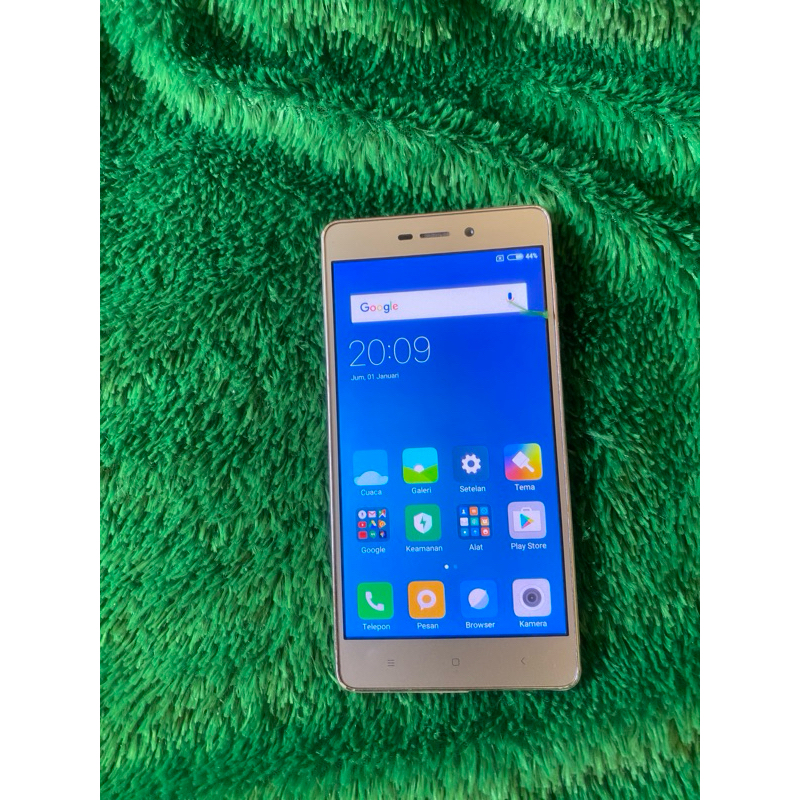 Jual Xiaomi Redmi 3S handphone second kondisi normal bergaransi siap ...