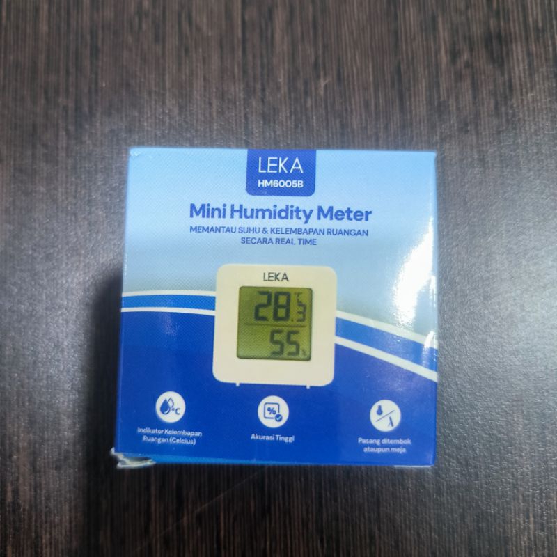 Jual Leka humidity meter / pantau suhu dan kelembapan ruangan | Shopee ...