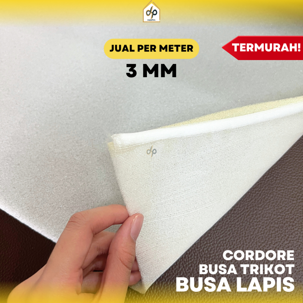 Jual BUSA LAPIS/BUSA TRICOT 3MM (per meter) | Shopee Indonesia