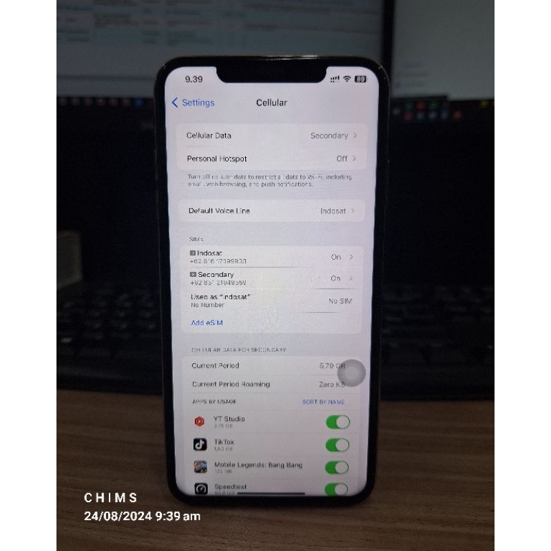 Jual iPhone XS MAX 256GB ex Inter Sinyal Unlock All Operator | Shopee ...