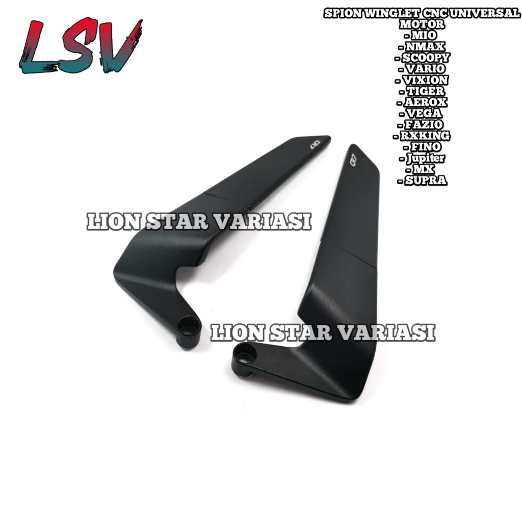 Jual RB Spion Winglet V2 V3 CNC Universal Motor Mio Pcx Nmax Beat Vario ...