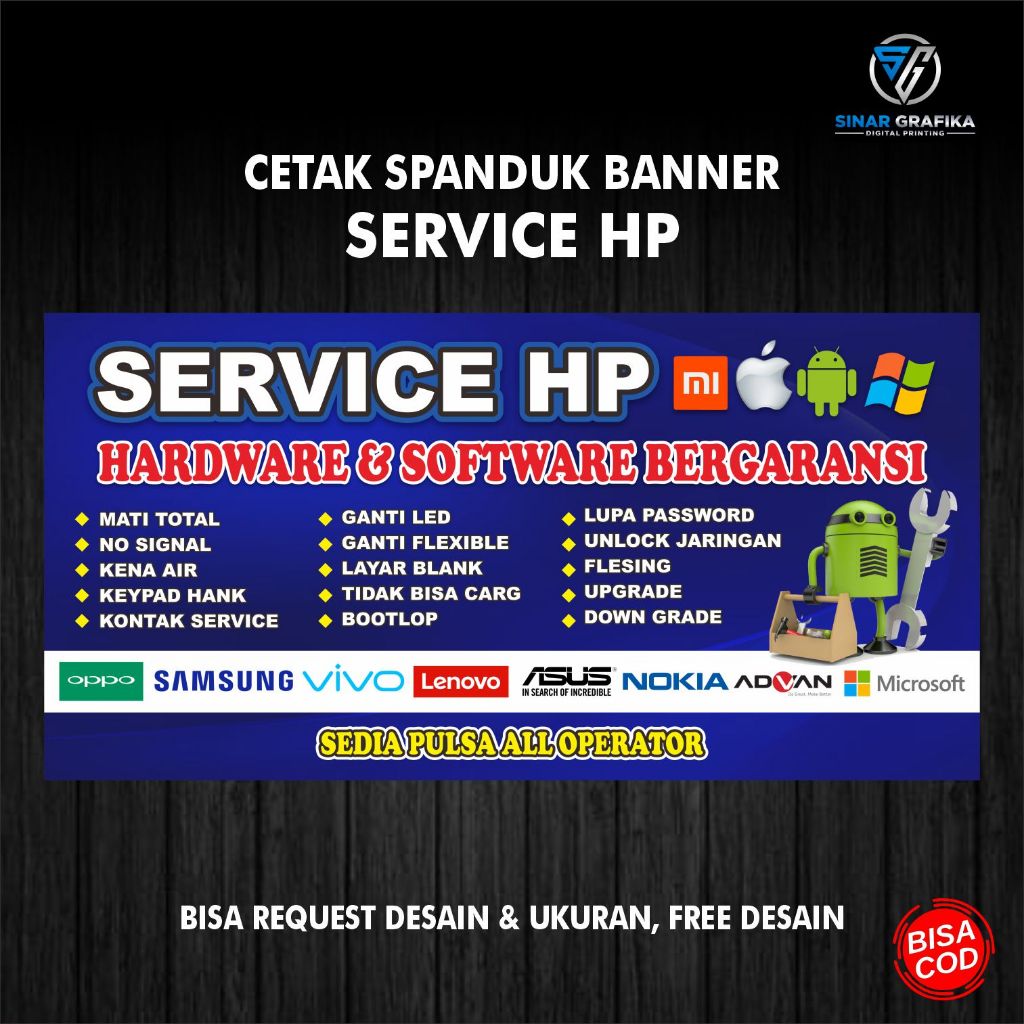 Jual SPANDUK BANNER BACKDROP SERVICE HP /CETAK SPANDUK SERVICE HP MURAH ...