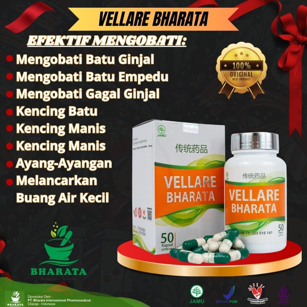 Jual Vellare Bharata - Obat Herbal Batu Ginjal Batu Empedu, Obat Gagal Ginjal Kencing Batu ...