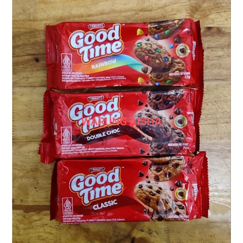 Jual Biskuit Cookies Kukis Good Time Aneka Varian 72 gr | Shopee Indonesia