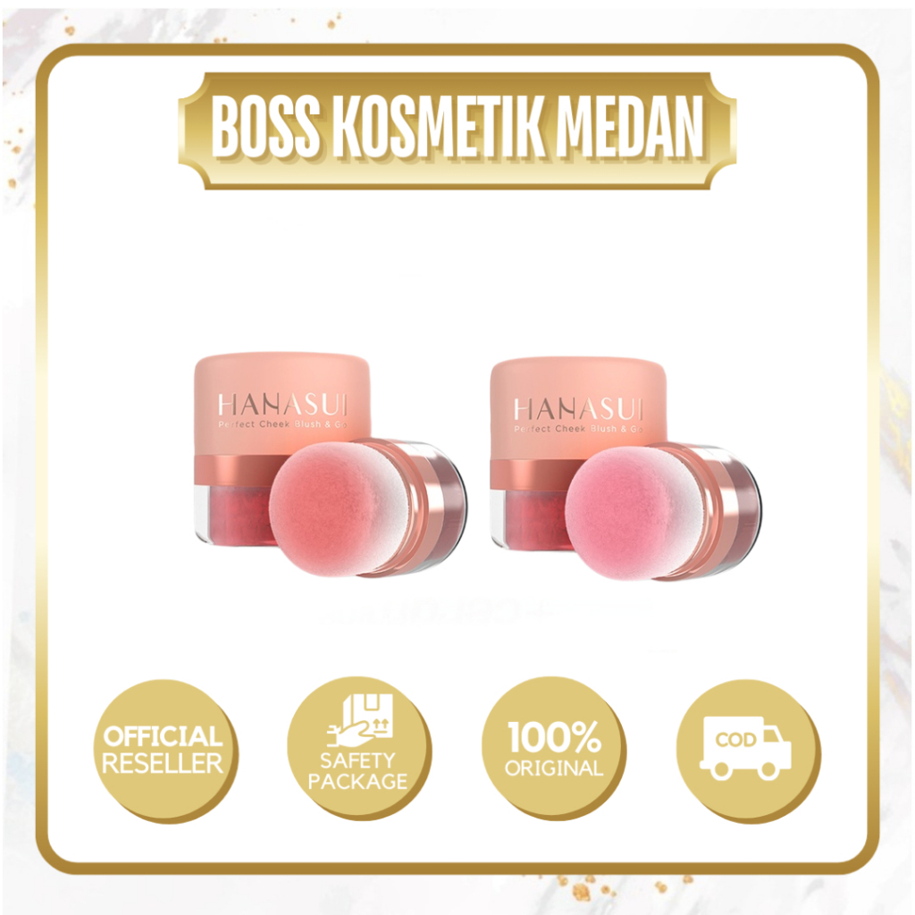 Jual HANASUI Perfect Cheek Blush & Go 2.5g | Powder Blush On | Perona ...