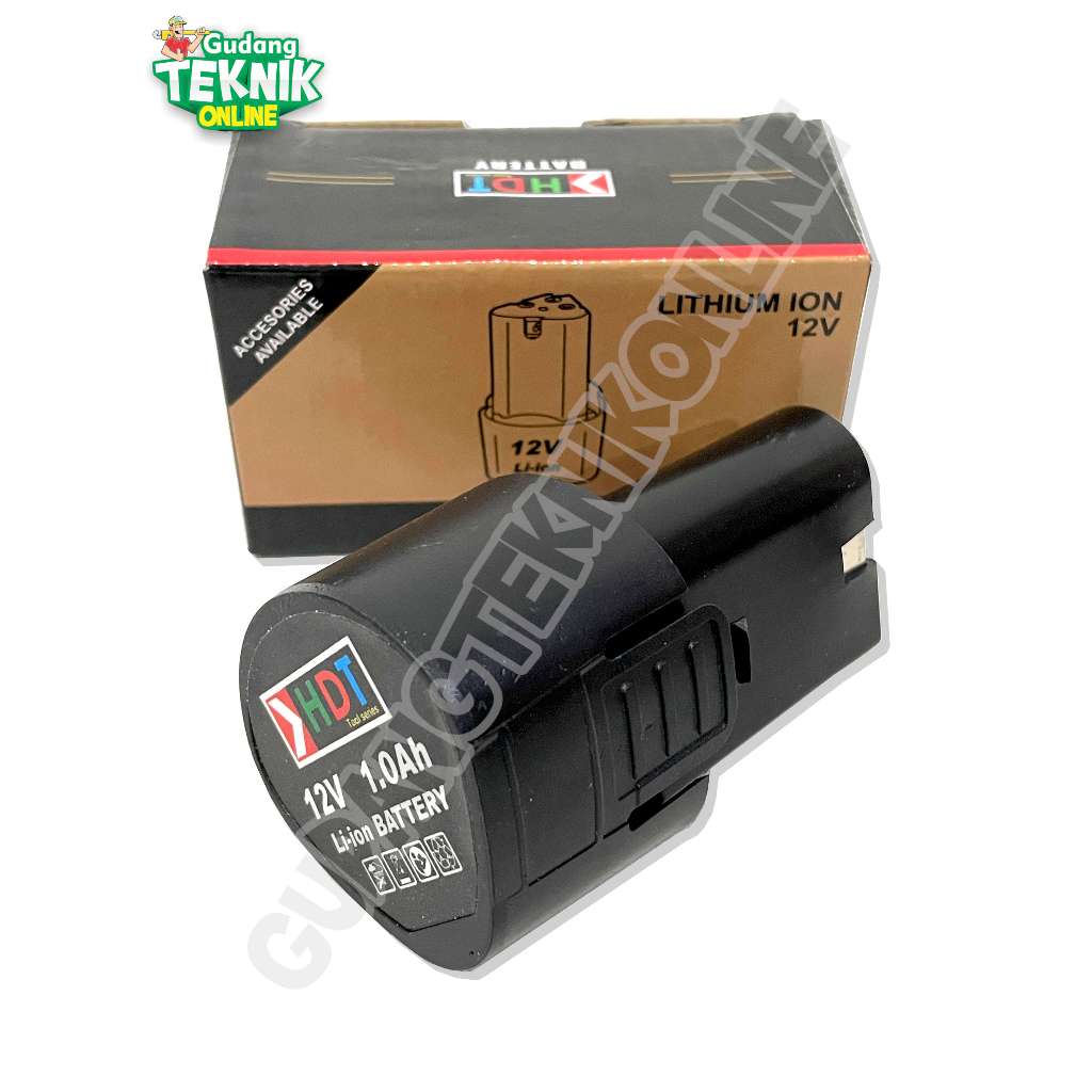 Jual BATERAI Bor CORDLESS 12V HDT LI-ION / BATTERY BATTERAY BATERAI ...