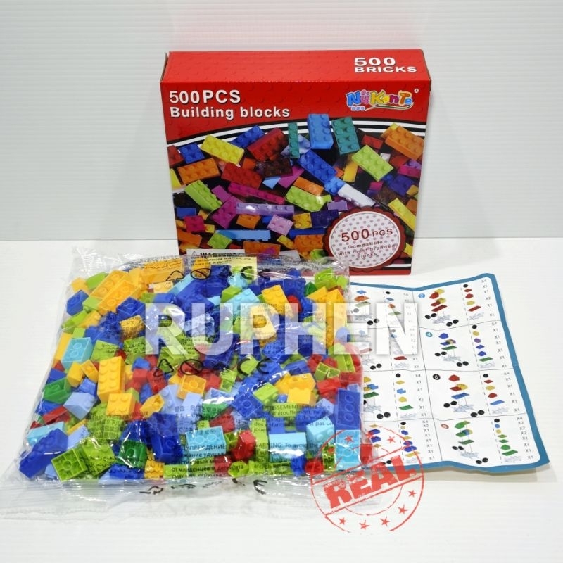 Jual Building Blocks Light Bricks 500pcs IMPORT (Good Quality) | Shopee ...