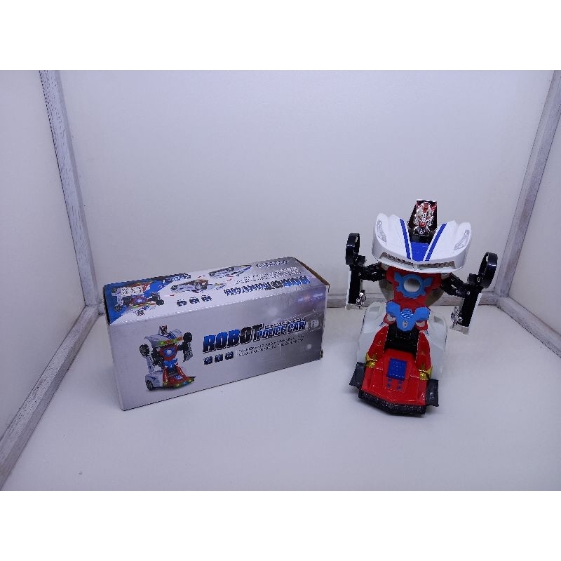 Jual MOBIL POLISI BISA BERUBAH JADI ROBOT | Shopee Indonesia