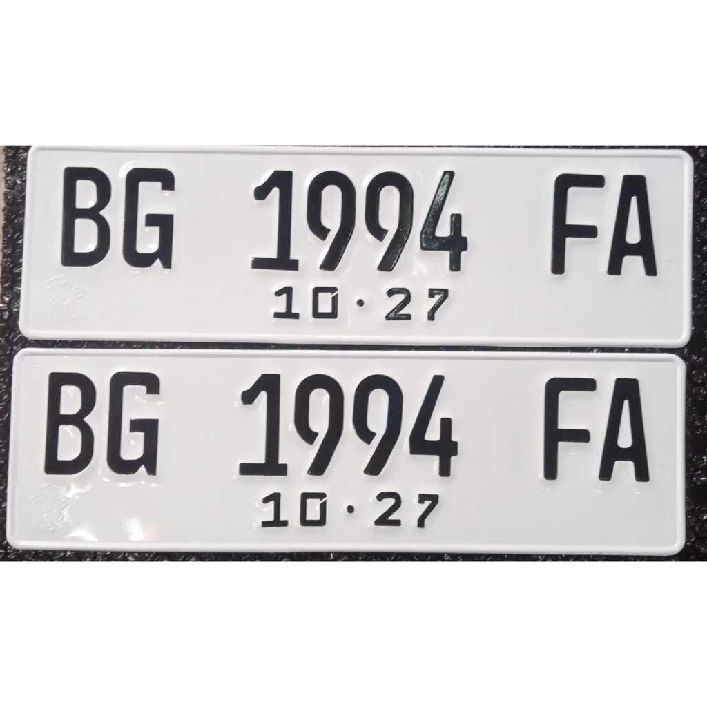 Jual Buat Baru Cetak Angka Plat Nomor Mobil Putih Terbaru | Shopee ...