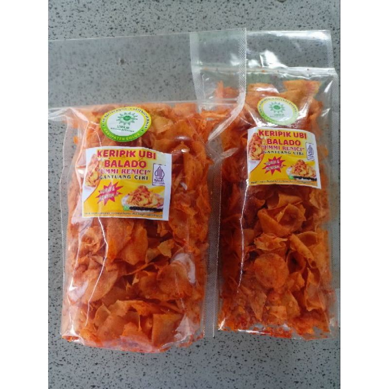 Jual Keripik Ubi/Balado/Cancang/Pedas Manis/Rasa Udang/Renyah/Kota Solok | Shopee Indonesia