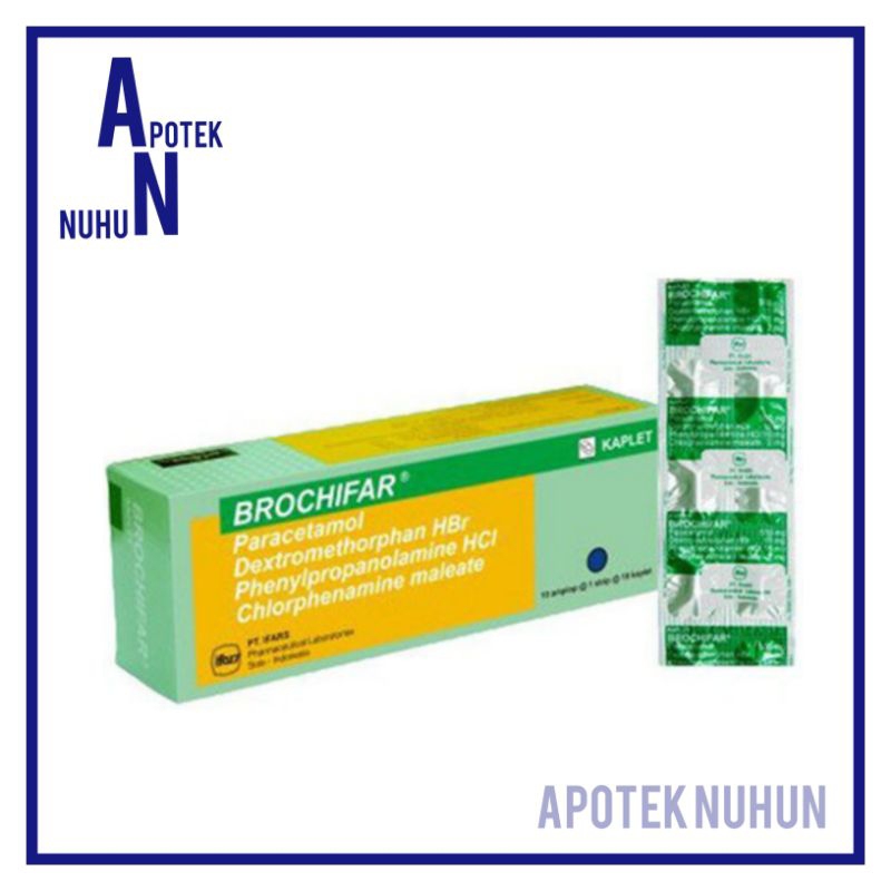 Jual Brochifar Strip 10 Kaplet Sakit kepala, Hidung Tersumbat, Dan ...