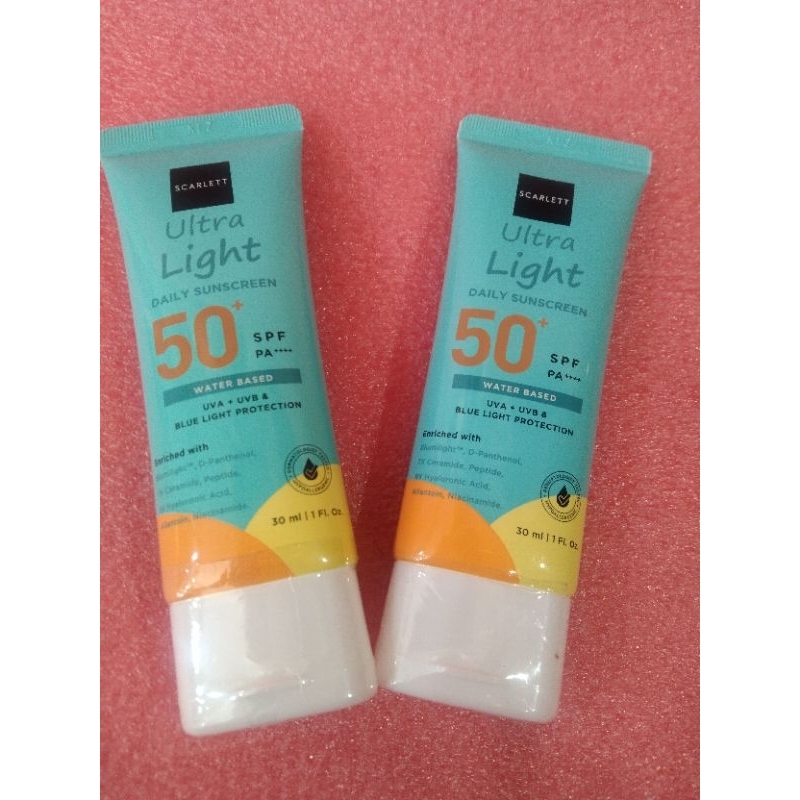 Jual PROMO SUNSCREEN SCARLET SPF 50, 30ml | Shopee Indonesia