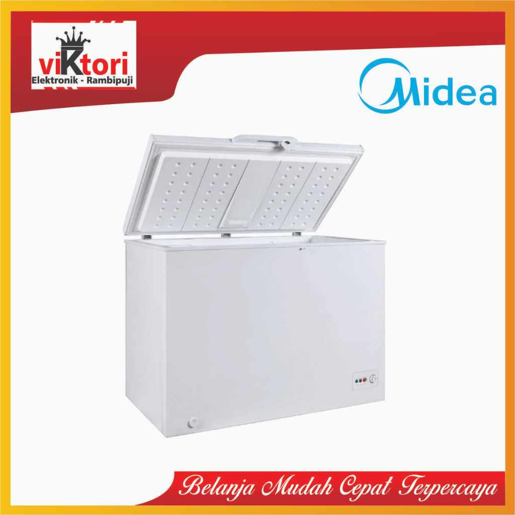 Jual Midea Chest Freezer 200L HS-258CK / HS258CK Freezer Box | Shopee ...