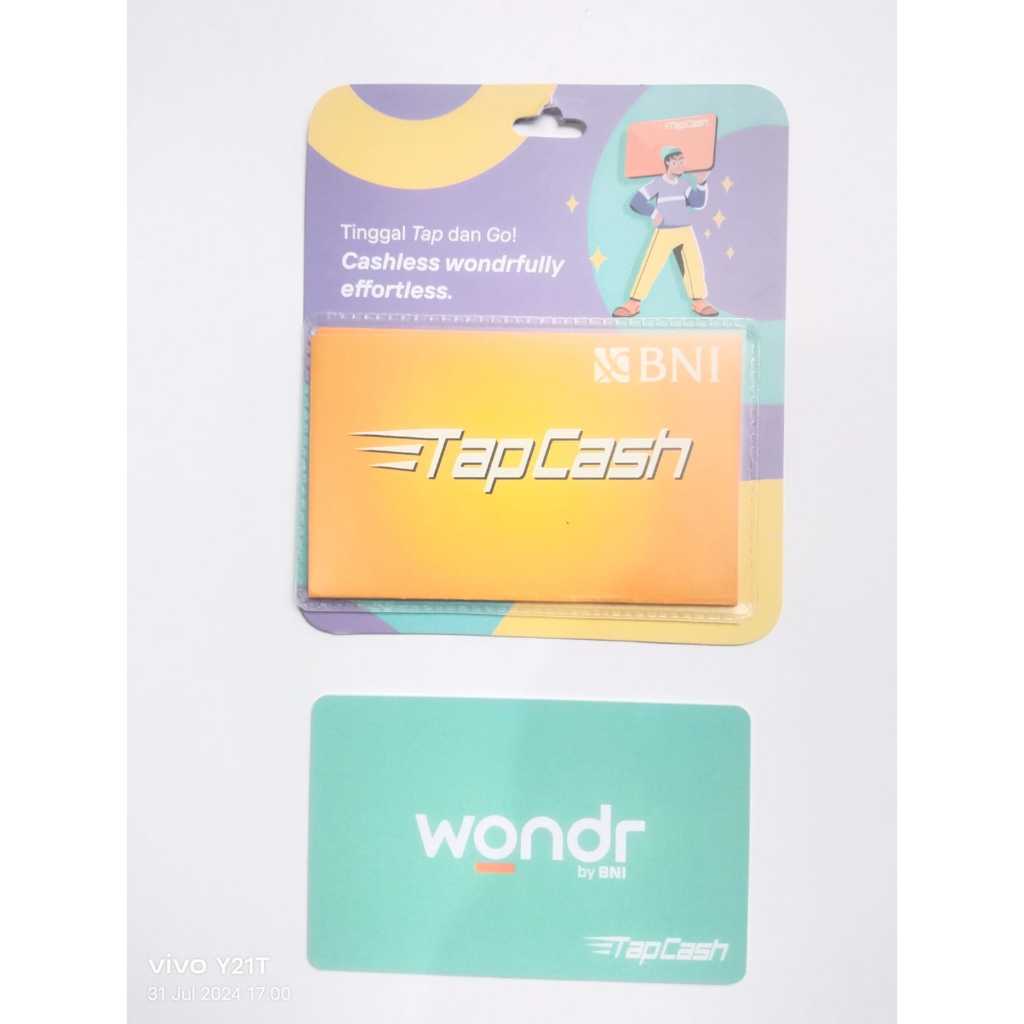 Jual KARTU TAPCASH BNI ORIGINAL WONDR ASLI BUKAN CUSTOM WARNA TOSCA ...