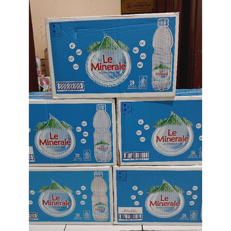 Jual Air Mineral Le Minerale 600 ML 1 Dus | Shopee Indonesia