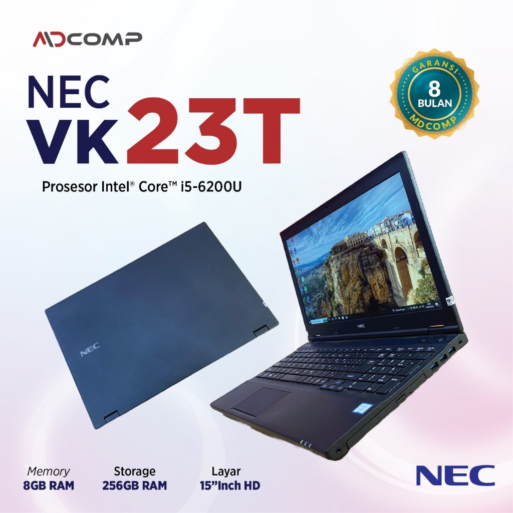 Jual Laptop NEC VK 23-L/25/16/17 Core i5 Gen6/Gen7/Gen8 Ram-8gb SSD ...