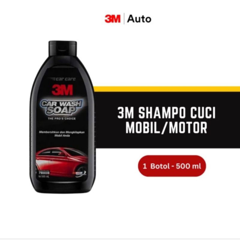Jual 3M Car Wash Soap 500ml Shampoo Mobil Motor | Shopee Indonesia