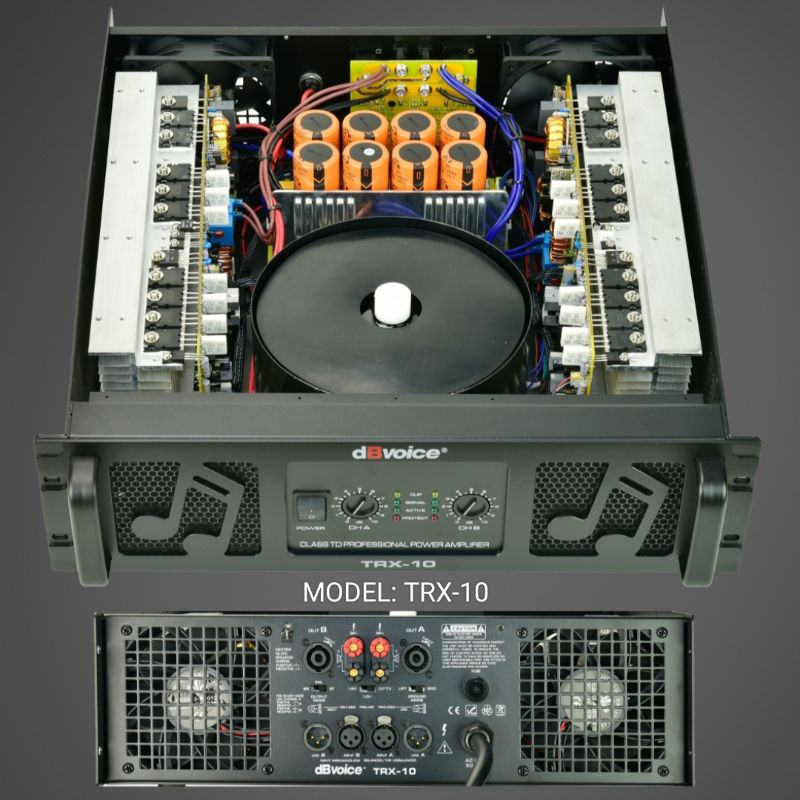 Jual Power dB Voice TRX-10 Original Product Amplifier 2 Channel ...