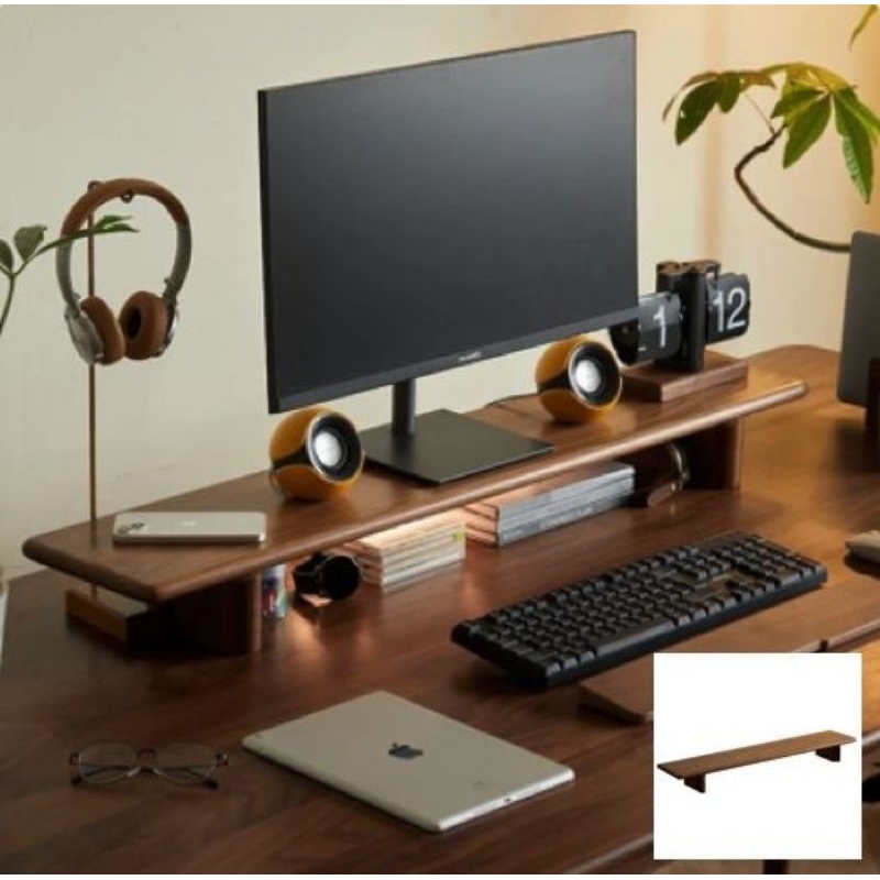 Jual Meja Monitor Komputer/Laptop Kayu Jati | Shopee Indonesia