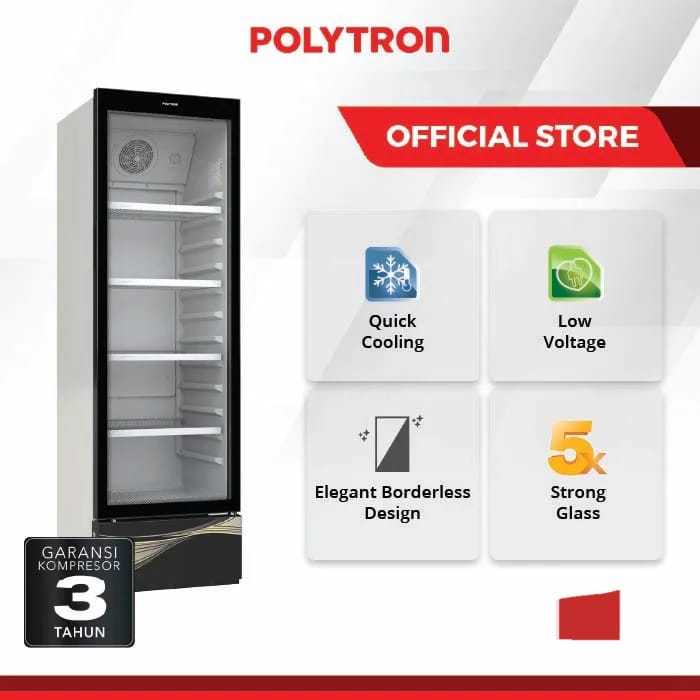 Jual Polytron Showcase 280 Liter Lemari Pendingin Minuman SCN 237 ...