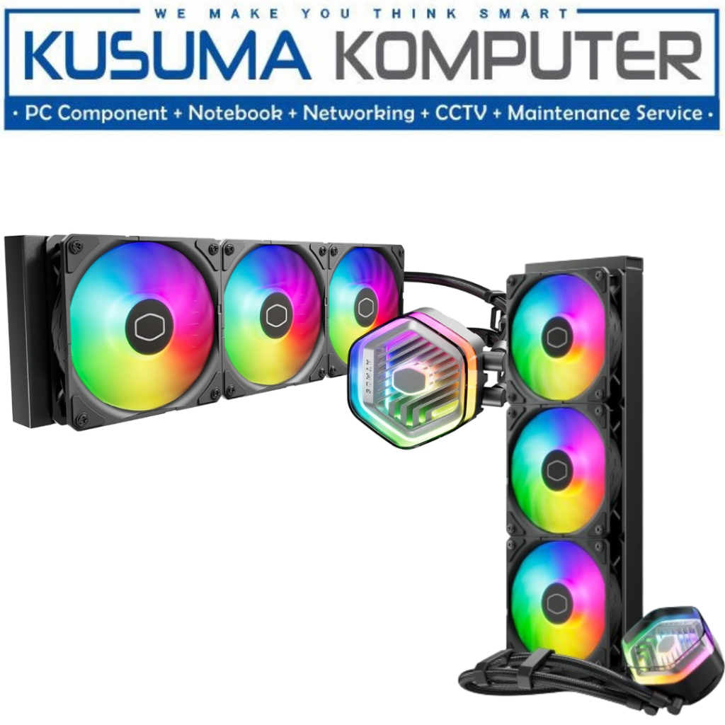 Jual Cooler Master MasterLiquid 360 Atmos ARGB AIO liquid cooler intel ...
