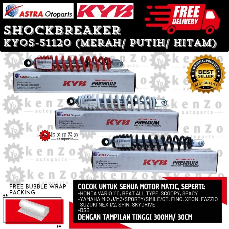 Jual [Original Shockbreaker] Shock Belakang Yamaha Mio J M3 Soul GT Gear Sporty Smile Fino ...