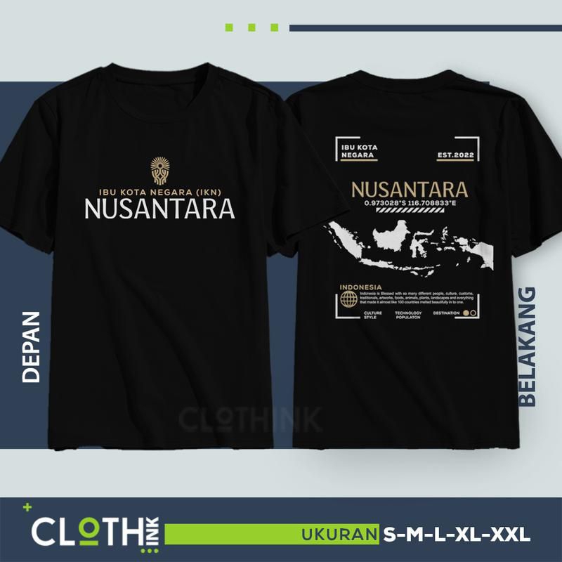 Jual Kaos Ikn Nusantara Vol 2 / Baju T-shrit Ikn Nusantara Baru ~ Free ...