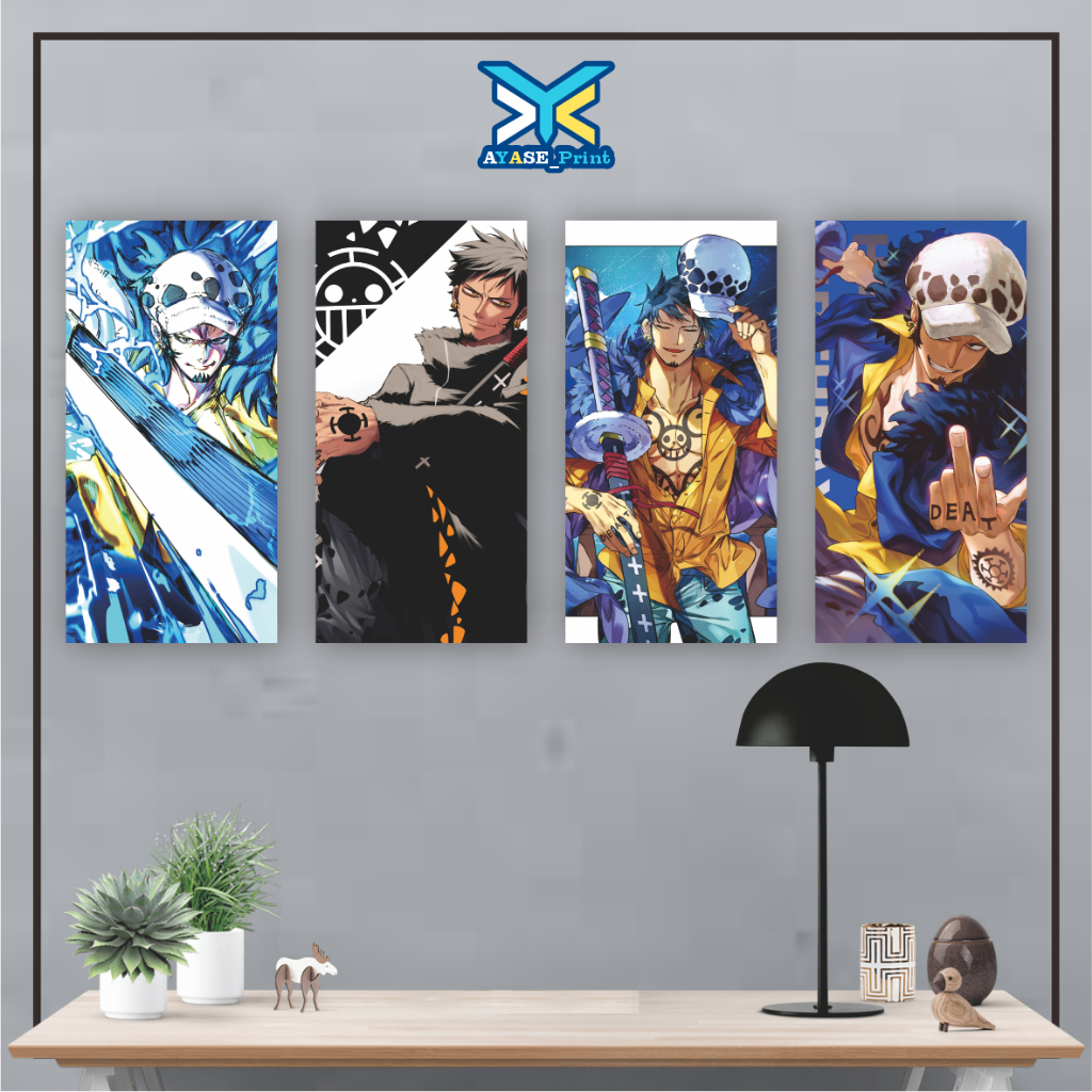 Jual Wall Decor TRAFALGAR D WATER LAW ONE PIECE Pajangan Poster ...