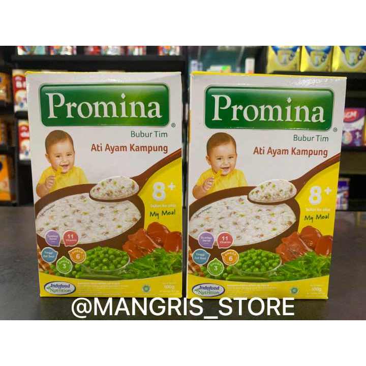 Jual PROMINA Bubur Tim 8+ 100gr (ada 4 varian rasa) Promina nasi tim ...