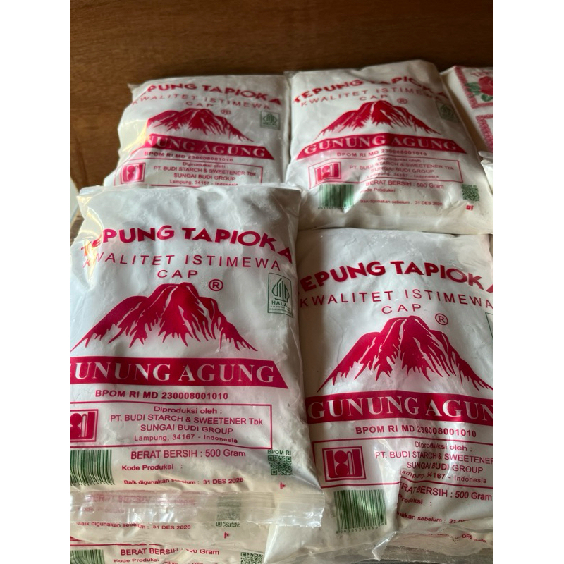 Jual Tepung Tapioka (Cap Gunung Agung 500g) | Shopee Indonesia