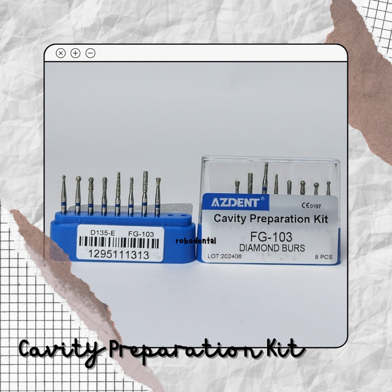 Jual MATABUR HIGHSPEED | MATA BUR HIGHSPEED | CAVITY PREPARATION KIT ...