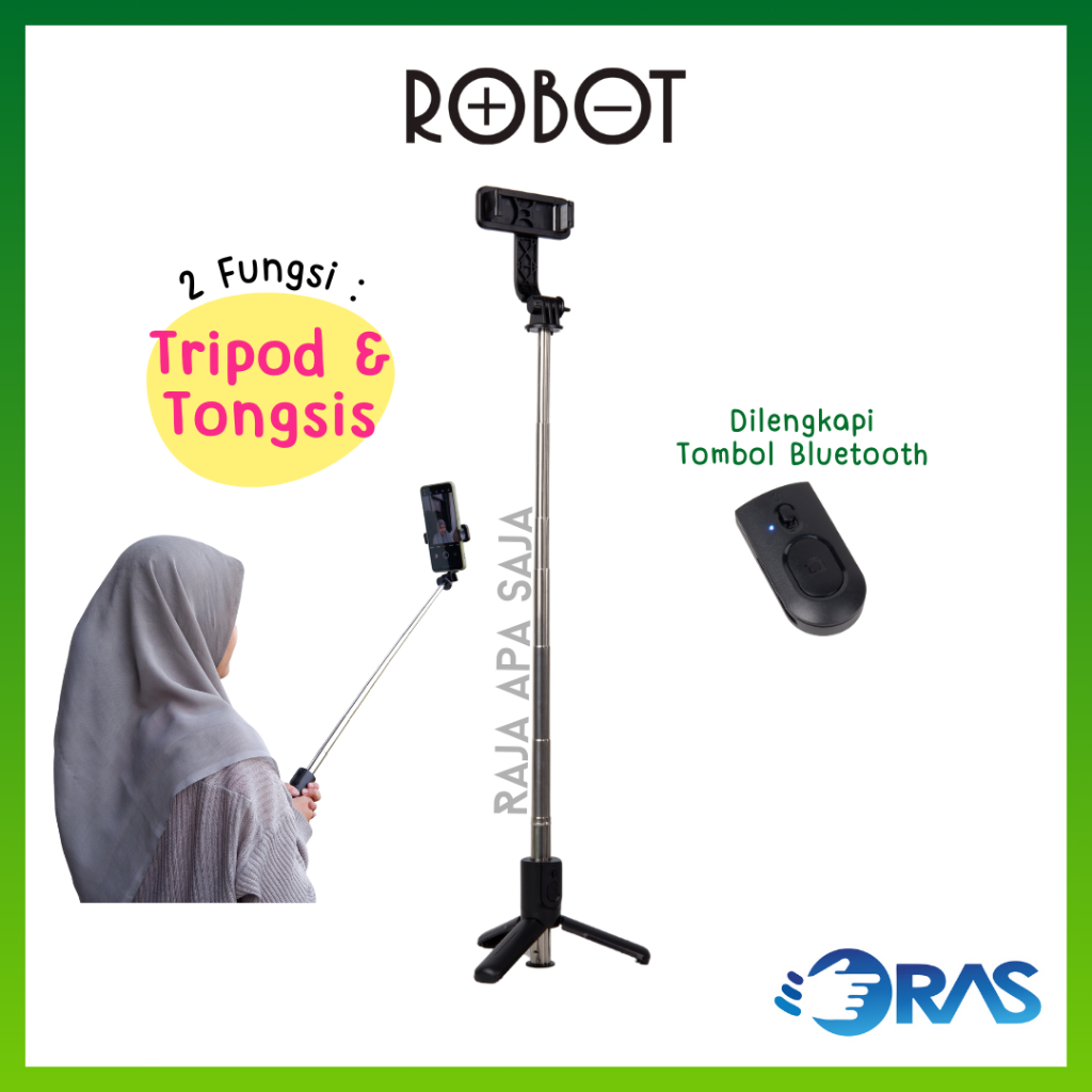 Jual Tripod Tongsis 3in1 Tongkat Selfie Stick Panjang Untuk HP Dengan ...