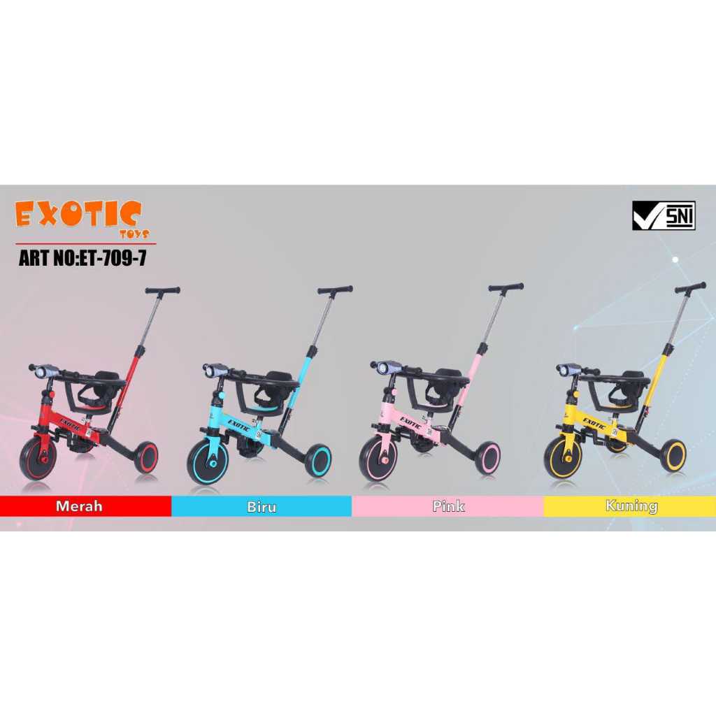 Jual Sepeda Roda Tiga Exotic 709-7 Balance Bike Exotic - TRICYCLE ...