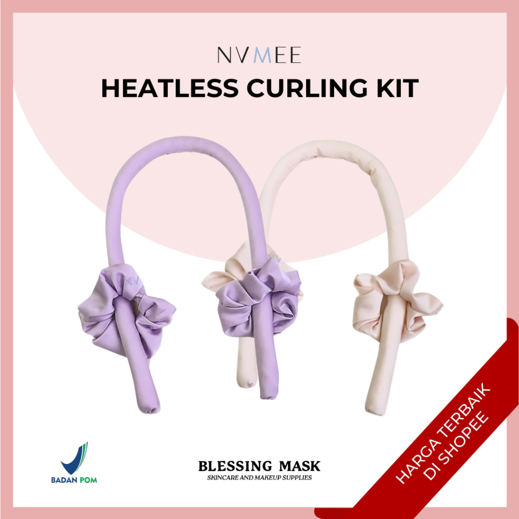 Jual NVMEE- Jepit Keriting Rambut | Heatless Curl | Curly Otomatis ...
