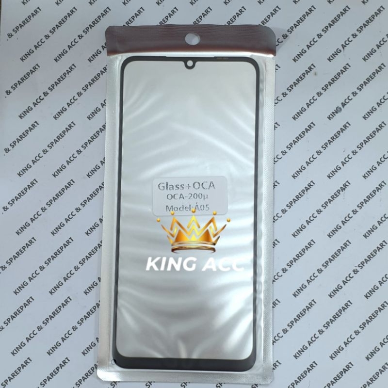 Jual KACA GLASS LCD PLUS LEM OCA SAMSUNG GALAXY A05 / A055 BLACK | Shopee Indonesia