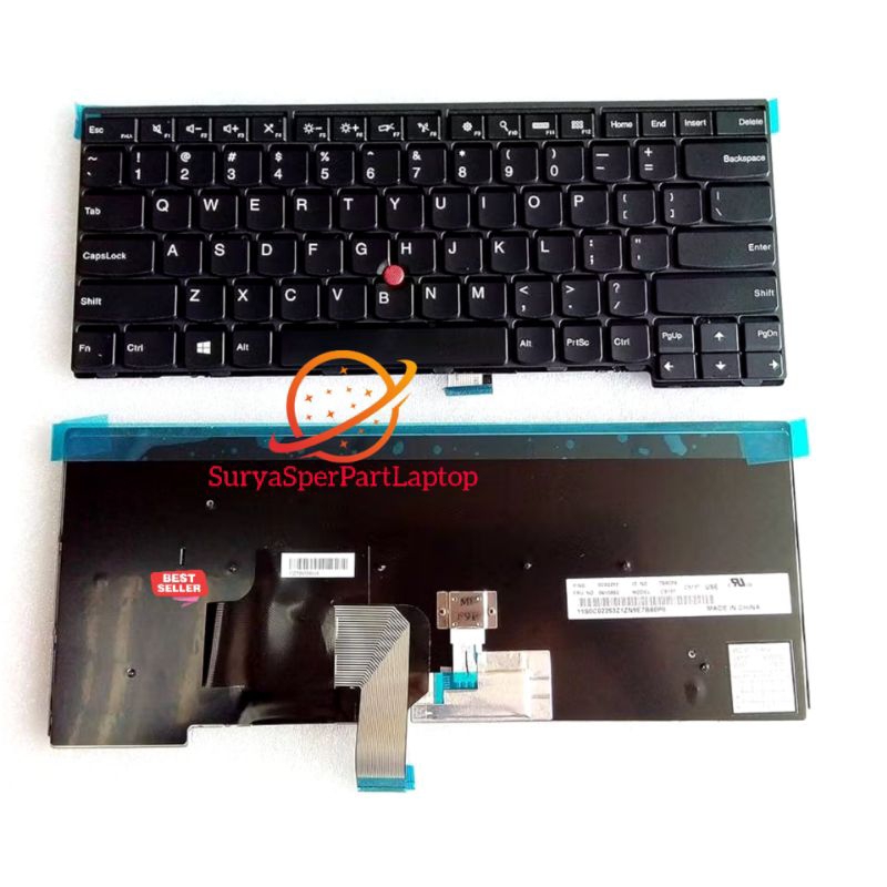 Jual Keyboard Lenovo ThinkPad T440 E440 T440S T440P E431 T450 | Shopee ...