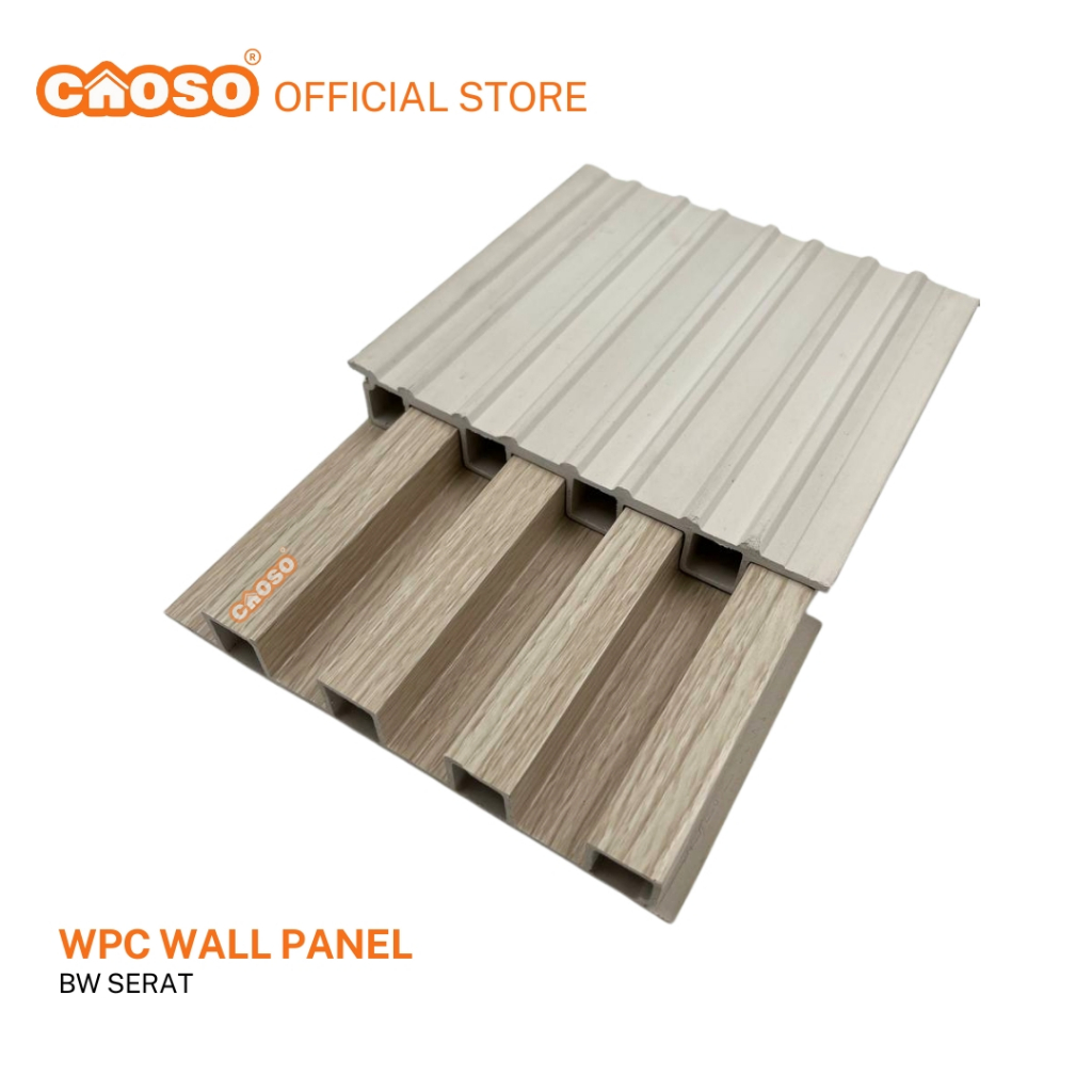 Jual WPC Wall Panel 3 Meter Warna BW Serat | Wall Panel Wood panel 3M ...