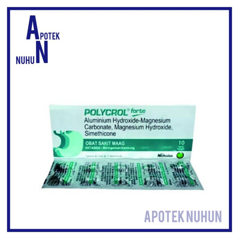Jual Polycrol Forte Strip 10 Tablet | Shopee Indonesia