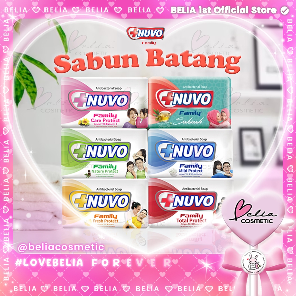 Jual BELIA NUVO Family Antibacterial Soap 72g | Sabun Mandi Keluarga | Sabun Batang | Bar Soap ...