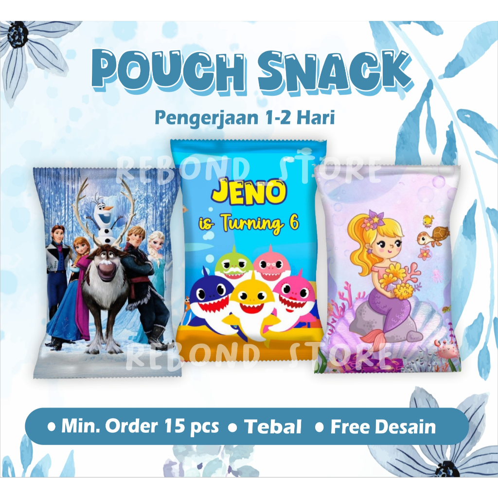 Jual POUCH SNACK ULANG TAHUN / FREE DESAIN / BANYAK UKURAN | Shopee ...