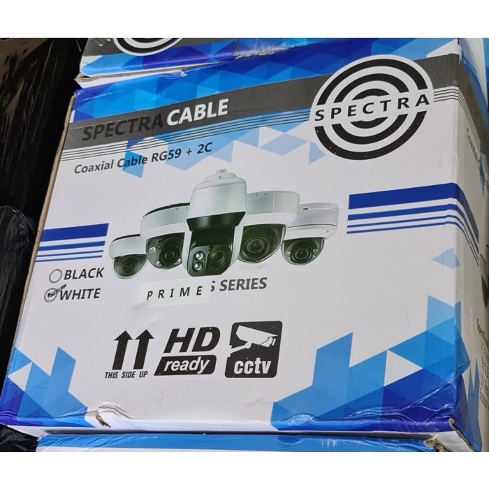 Jual KABEL RG59 SPECTRA | CABLE RG59+P SPECTRA WHITE METERAN | Shopee ...