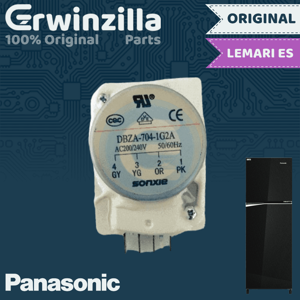 Jual Timer Defrost Kulkas Lemari Es 2 Pintu Panasonic Original | Shopee ...