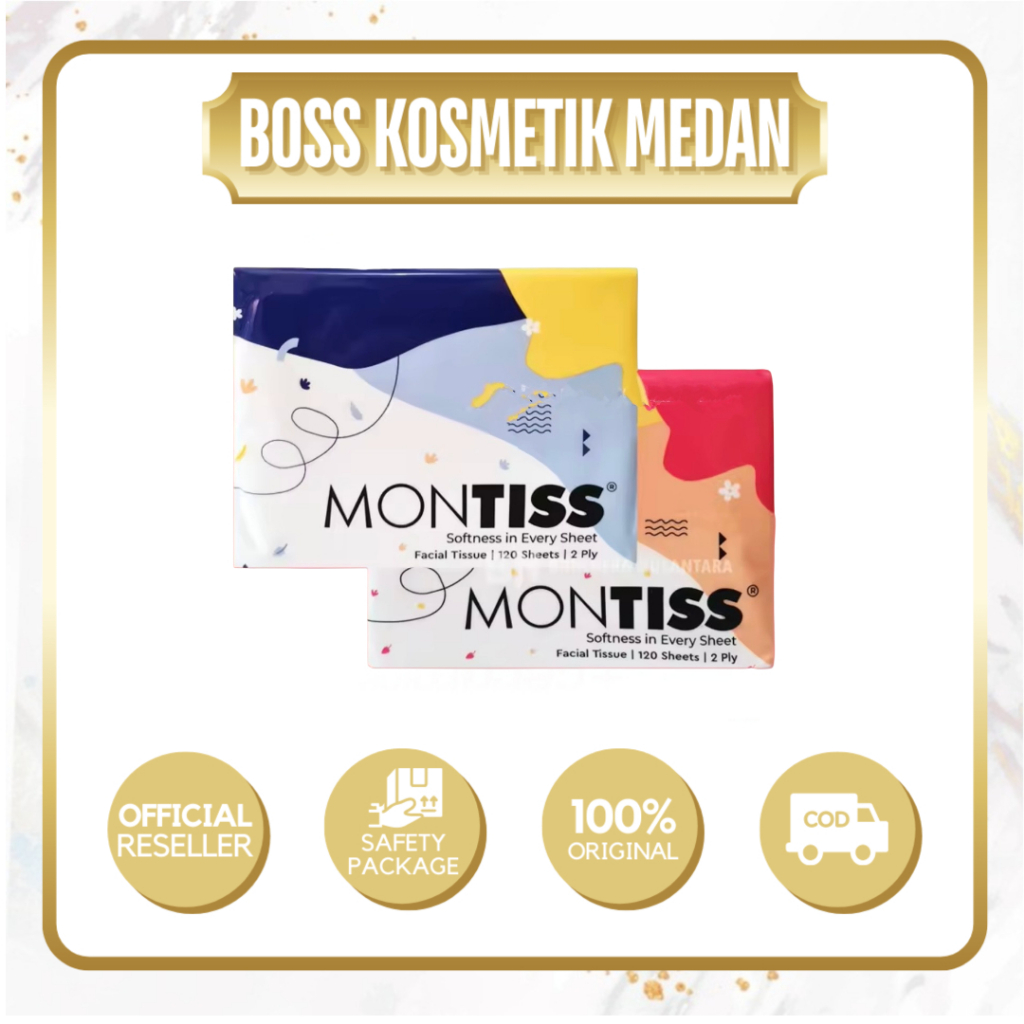 Jual Montiss Facial Tissue 120 Sheets 2 Ply | Shopee Indonesia