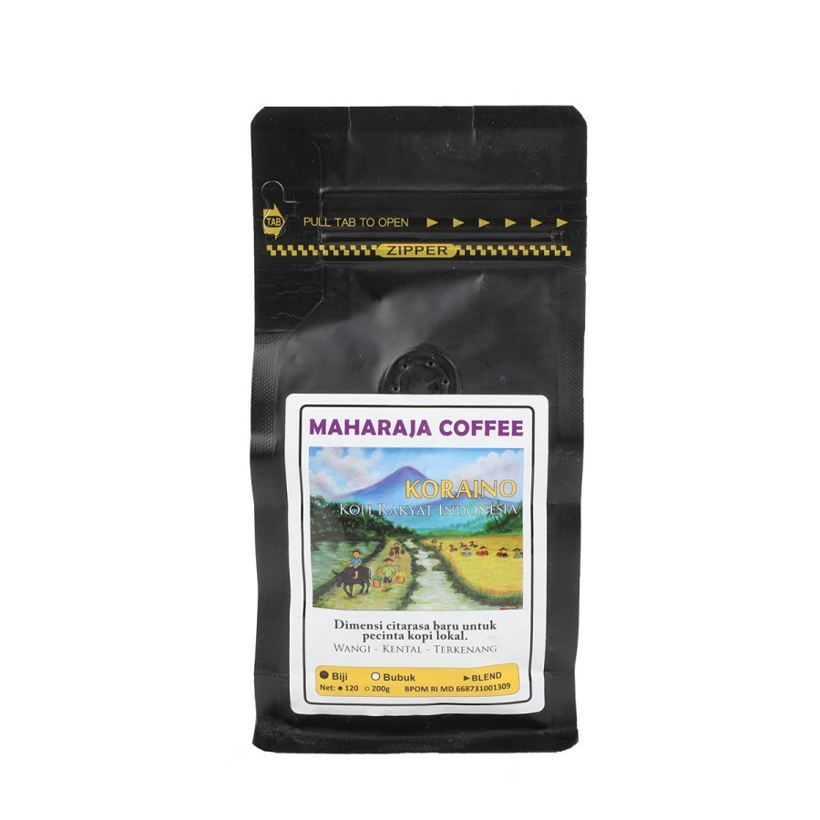 Jual Maharaja KORAINO Kopi Rakyat Indonesia Blend biji Robusta dan ...