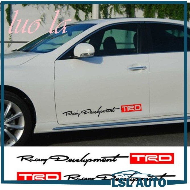 Jual TRD racing development door sticker Toyota Vios Avanza Calya Rush ...